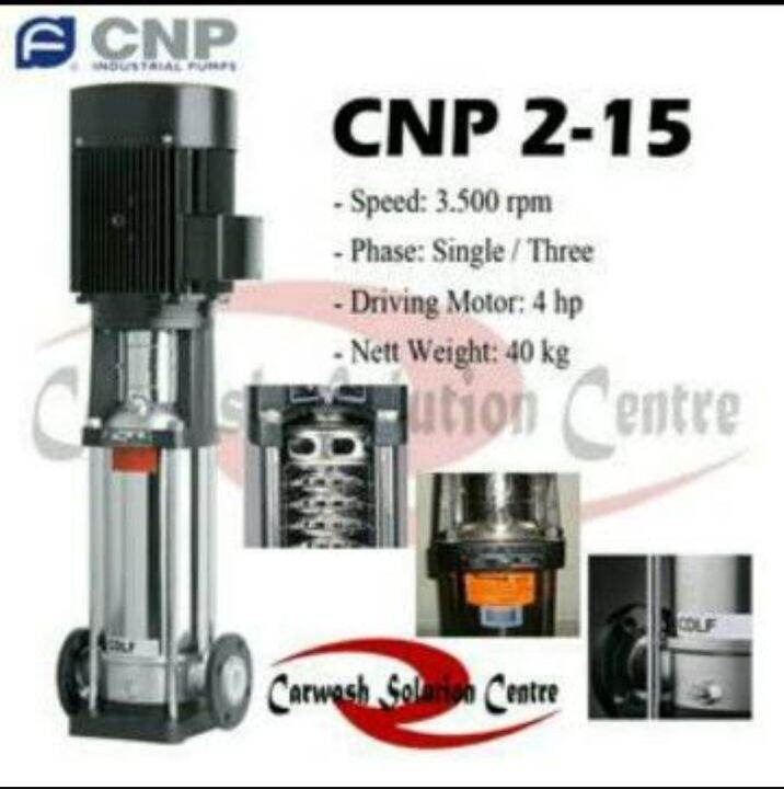 POMPA RO CNP CDLF 2-15 1PHASE 220VAC 2HP | Lazada Indonesia