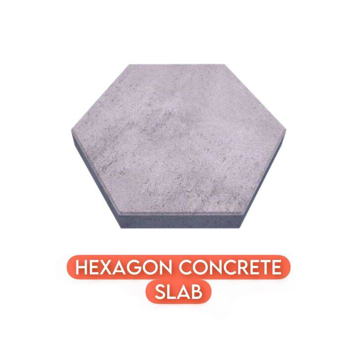 Hexagon Concrete Slab / Hexagon Stepping Stone / Landscape Decoration | Lazada