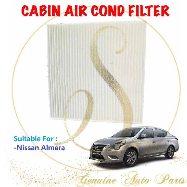 OEM Cabin Air Cond Filter Nissan Almera CF-1672 | Lazada