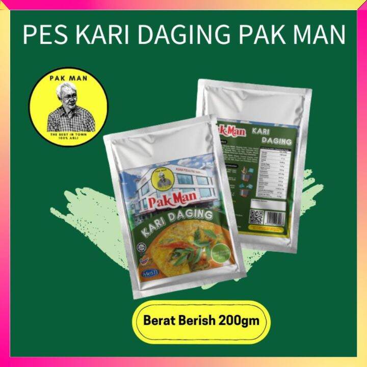 Pes Kari Daging Pak Man Melaka Mudah dan Cepat | Lazada