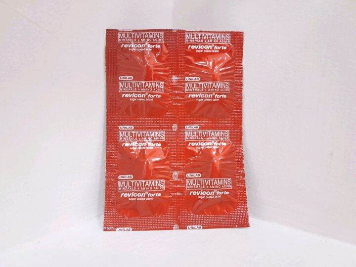 Multivitamins Minerals+Amino acids (Revicon forte foil tab)20s | Lazada PH