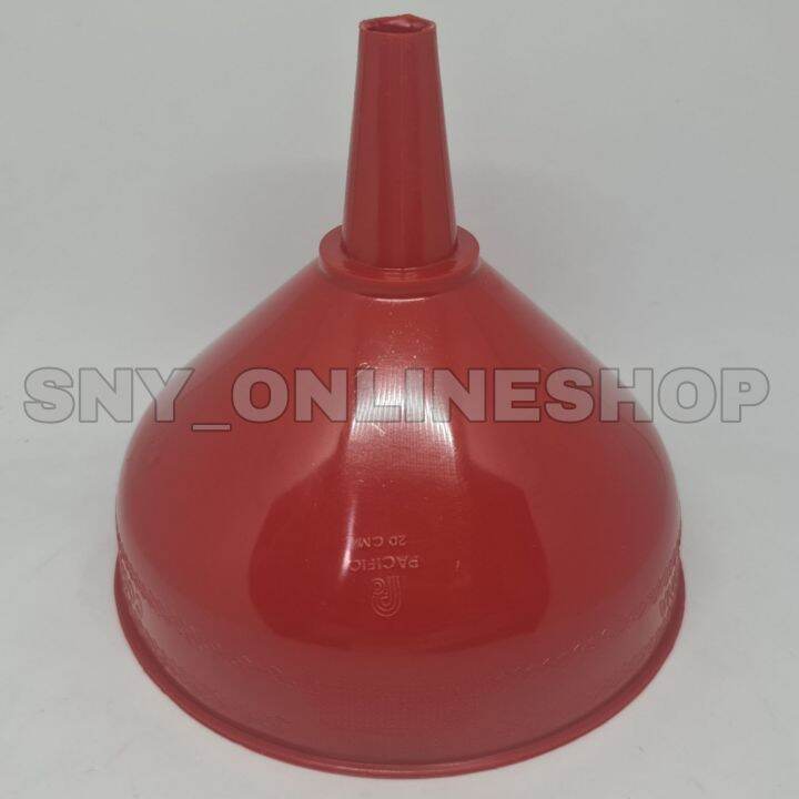 Corong Bensin / Corong Serbaguna Merah 20cm Sedang Plastik Pacific ...