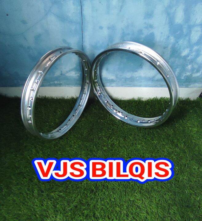 roda velg besi daun ukuran ring 14 set depan blakang lebar 140 160 DID ...