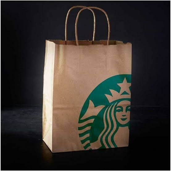 Starbucks Paper bag classic authentic brand new | Lazada PH