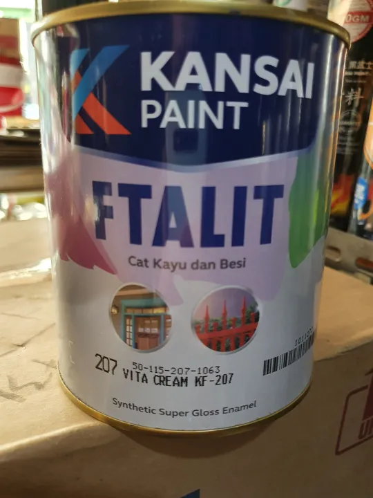 CAT FTALIT KAYU & BESI VITA CREAM KF -207 1kg | Lazada Indonesia