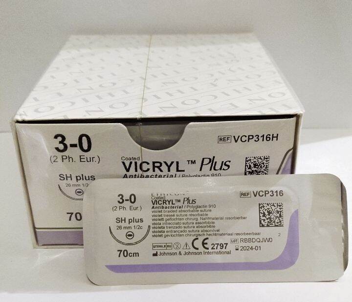 VICRYL SUTURES 3-0 ROUND 1 PC. | Lazada PH