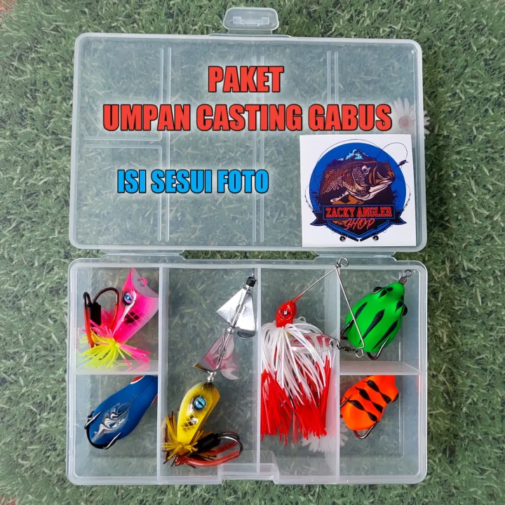 PAKET 5 UMPAN CASTING GABUS | Lazada Indonesia
