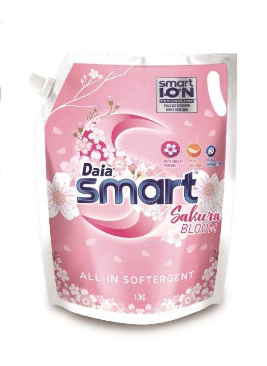 Daia Smart Liquid Detergent Refill 1.7kg - Sakura Bloom | Lazada
