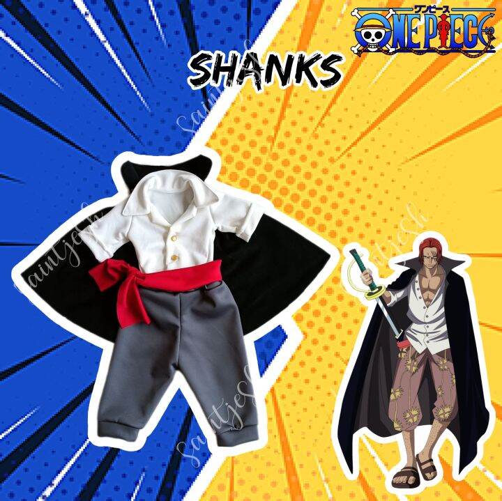 Shanks From One Piece Inspired Costume For Baby Boy/Kids- Birthday And ...