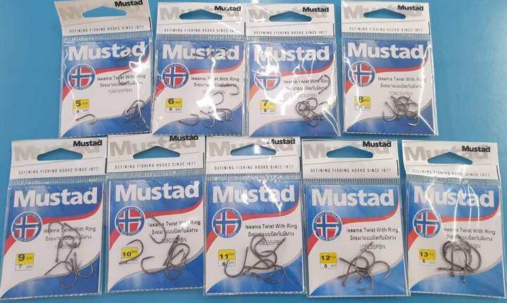 ดวงเบ็ด Mastad รุ่น อิเซมาแบบบิดกับมีห่วง | Lazada.co.th