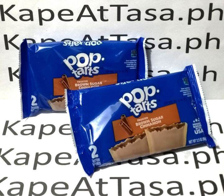Kellogg's Pop Tarts Frosted Brown Sugar Cinnamon 2 Pouches x 96g | Lazada PH