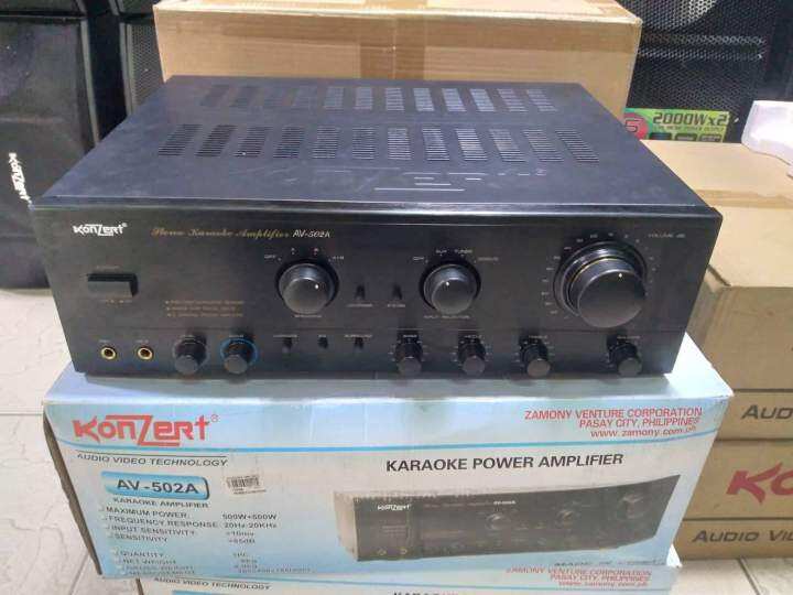 Original Konzert AV-502 Karaoke Amplifier | Lazada PH