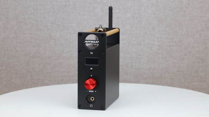 AIYIMA T8 6N3 Digital Tube Preamplifier Bluetooth 5.0 Hi-Fi Headphone Vacuum Tube Preamp for ...