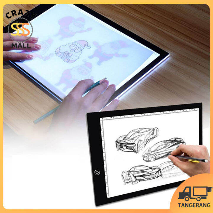 Papan Pelacakan Drawing Tracing Board A4 Trace Board Papan Jiplak ...