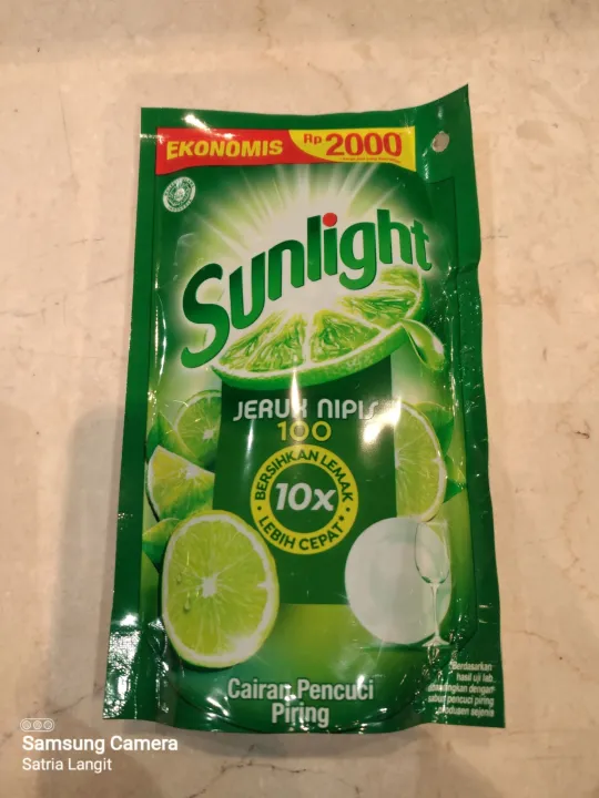 SUNLIGHT CAIRAN PENCUCI PIRING JERUK NIPIS 90 ML | Lazada Indonesia