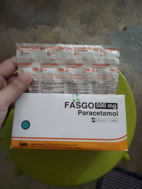 FASGO 500 MG Paracetamol Fima | Lazada Indonesia
