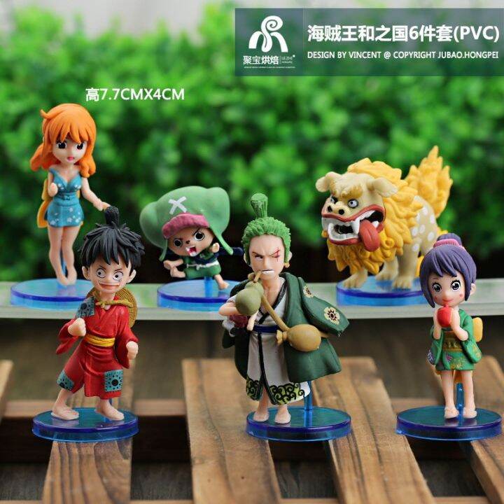 Blind Box Hot One Piece Luffy Zoro Esjoba Namesanji Cake Decoration ...