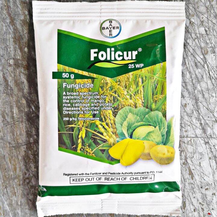 FOLICUR 25 WP (50 GRAMS) TEBUCONAZOLE FUNGICIDE by BAYER | Lazada PH