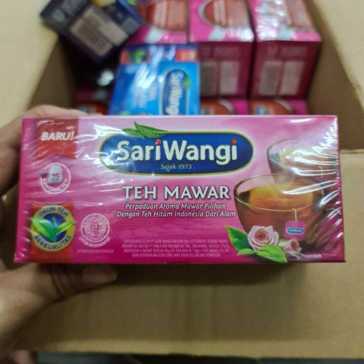 SARIWANGI TEH MAWAR ( RASA BARU ) / TEH INDONESIA ( 25 KANTONG TEH ...