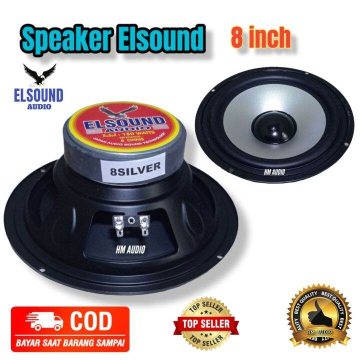 Speaker 8 inch Speaker Woofer Elsound Speaker Elsound 8 inch | Lazada ...
