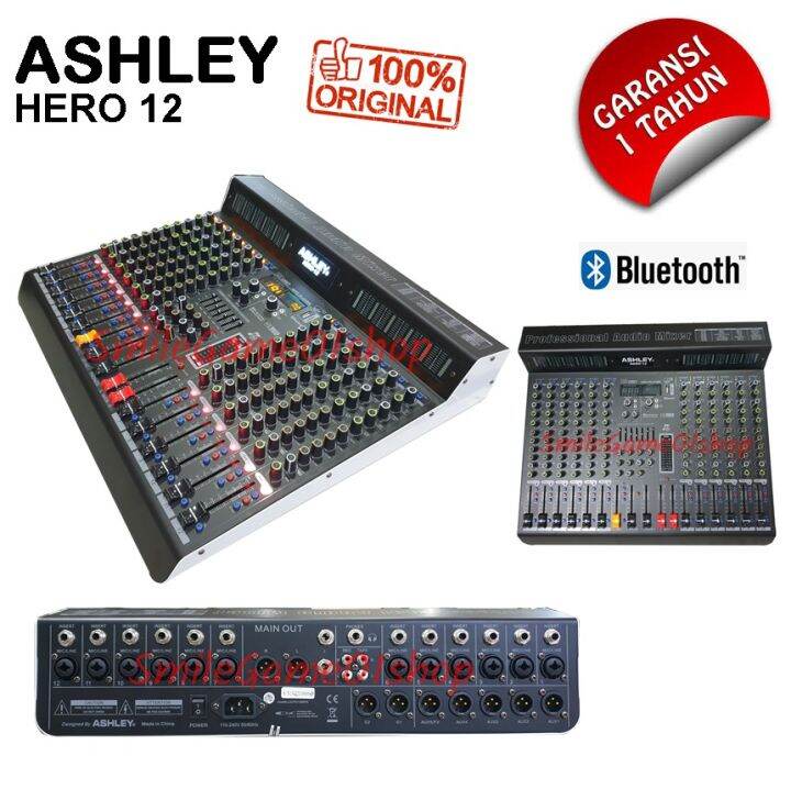 Mixer Audio Ashley HERO-12 Compressor 12 Channel Full | Lazada Indonesia