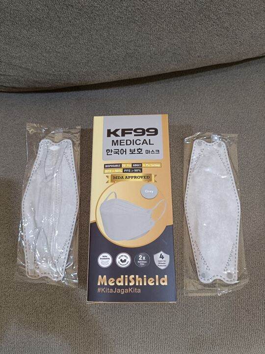 Medishield Medical Grade KF99 Mask -(20pcs/box) | Lazada