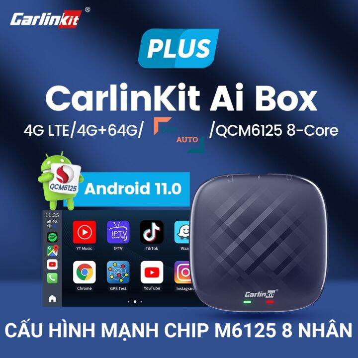 CARLINKIT Android AI Box TBOX PLUS – Biến Màn Hình Zin Theo Xe Thành Màn Hình Android, Ram 4GB ...
