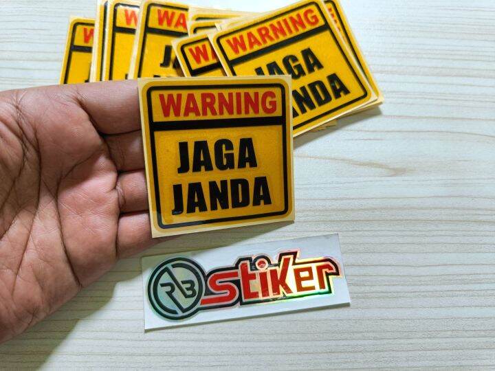 Stiker jaga janda sticker motor cutting lucu | Lazada Indonesia