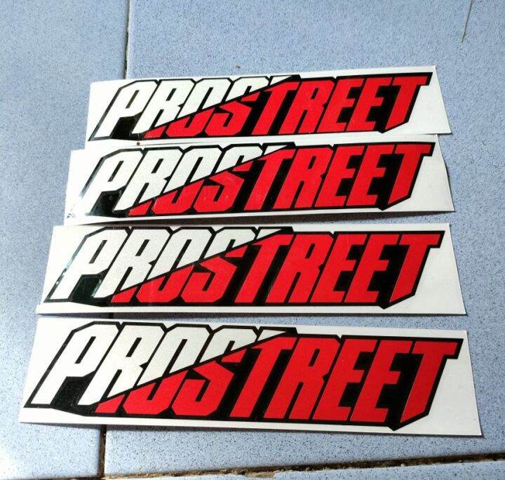 sticker prostreet tumpuk merah putih | Lazada Indonesia