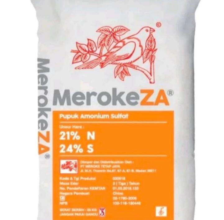 Pupuk Meroke ZA Ammonium Sulfat 21% N 24 % S Kemasan Repacking 1kg dari ...
