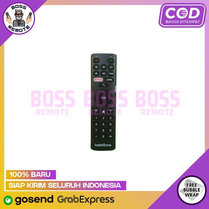 REMOTE INDIHOME RF477A001 GOOGLE VOICE NETFLIX NEW ORIGINAL | Lazada ...