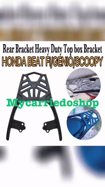 HONDA BEAT FI / BEAT / GENIO / SCOOPY FULL ALLOY HEAVY DUTY TOP BOX ...