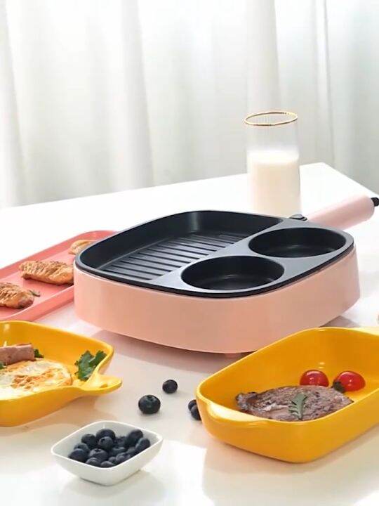 FDD Multifunctional Breakfast Machine 3 in 1 Sandwich Waffle Non Stick ...