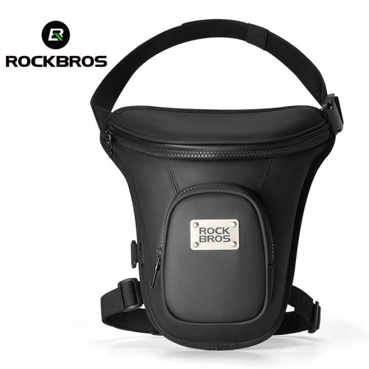 ROCKBROS กระเป๋าคาดเอวอเนกประสงค์แบบพกพา,1.5L กระเป๋าขาสำหรับขับขี่รถจักรยานยนต์ทนทานต่อการฉีก ...