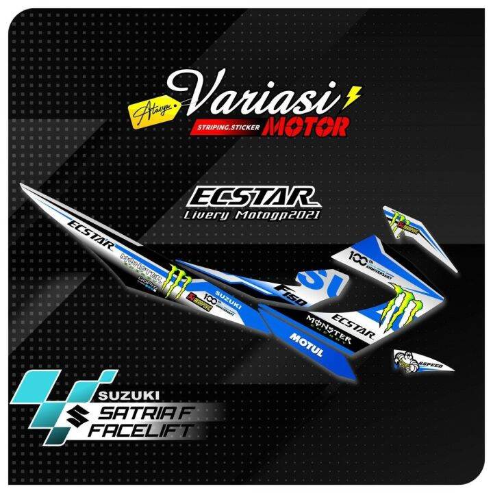 STRIPING STICKER DECAL SATRIA FU FACELIFT LIVERY SUZUKI ECSTAR | Lazada ...