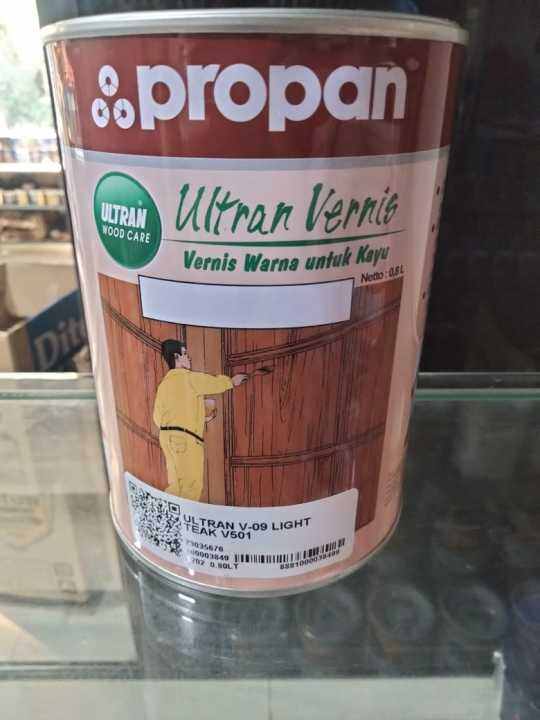 cat propan vernis buat kayu ultran light teak isi 800ml | Lazada Indonesia