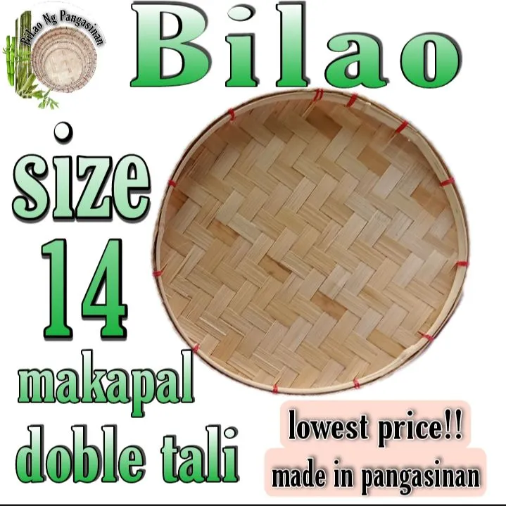 Bilao size 14" makapal medium(sold per piece) | Lazada PH
