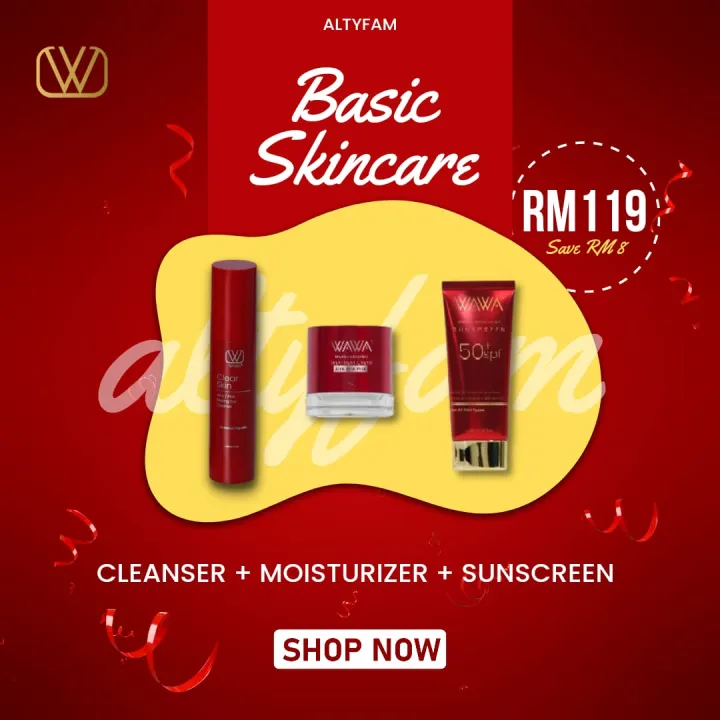 WAWA SET BASIC SKINCARE | Lazada