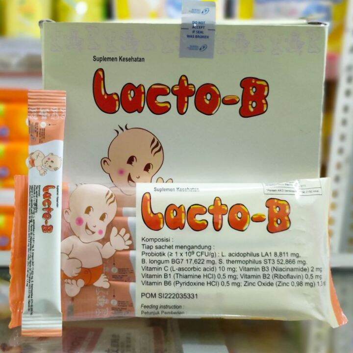LACTO-B SACHET 1 GRAM / LACTO B SERBUK OBAT DIARE PENCERNAAN BAYI ...