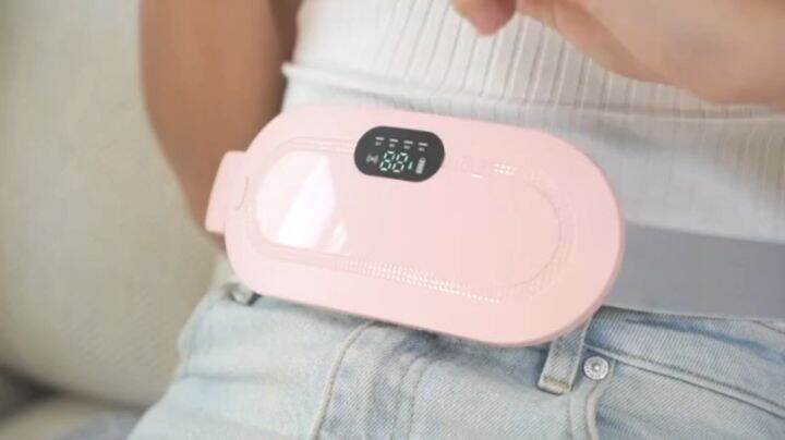 Menstrual Pain Relief Warming Massage Belt Heating Pad Hot Compress ...