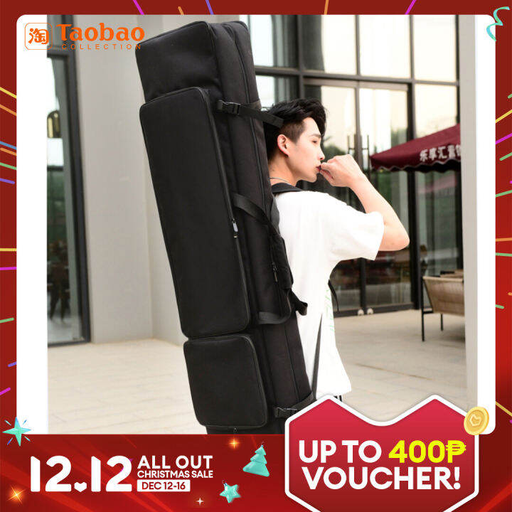 88 Key Pulley Double Shoulder Electric Piano Bag Extra Thick Waterproof ...