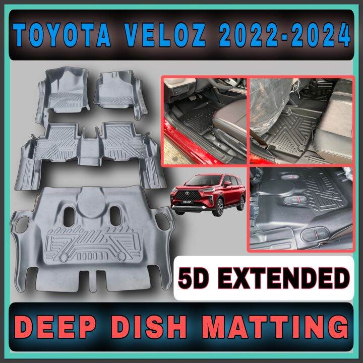 TOYOTA VELOZ 2022-2024 5D DEEP DISH MATTING | Lazada PH