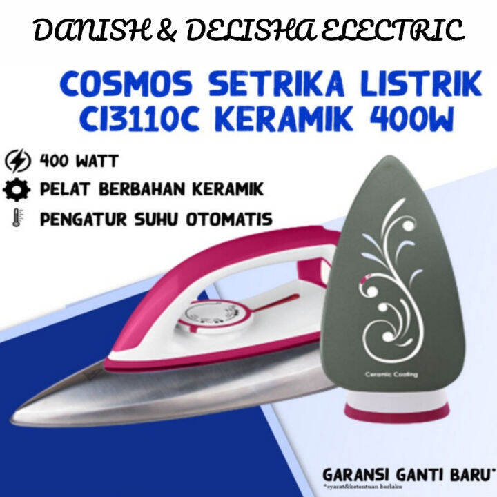 Setrika murah bagus gosokan listrik otomatis COSMOS CI-3110 C untuk ...