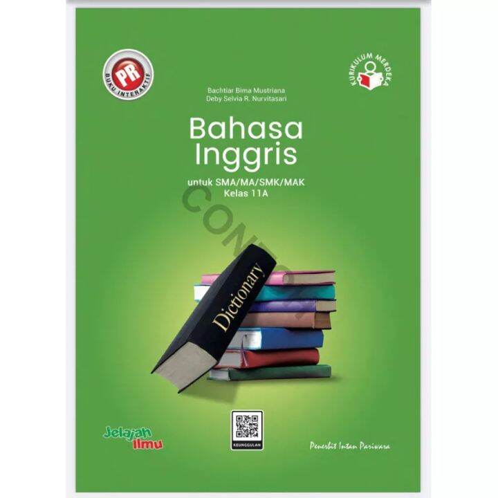 Buku lks pr interaktif Bahasa Inggris Kelas XI, 11 semester 1 tahun 2023 kurikulum merdeka Intan ...
