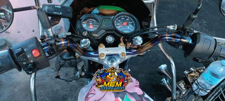 Kawasaki Barako lowering crown Set with HANDLE BAR | Lazada PH