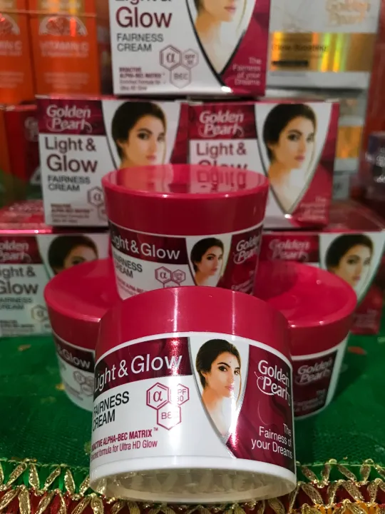 Golden Pearl beauty cream Light&Glow Fairness Cream ครีมปากีสถาน | Lazada.co.th