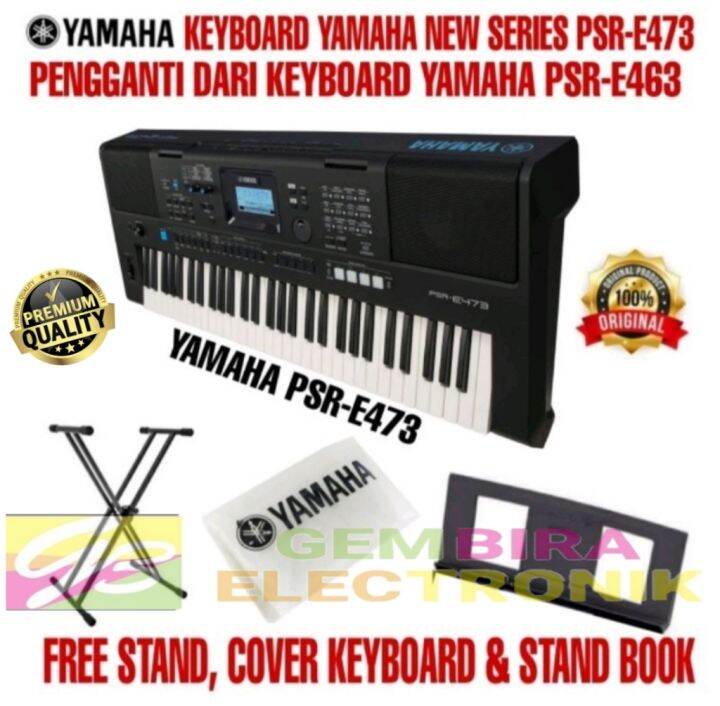 Paket Keyboard Yamaha PSR E-473 USB Original Garansi resmi Yamaha | Lazada Indonesia