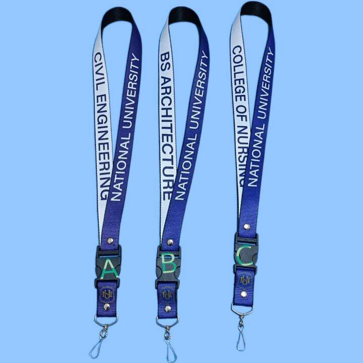 ID LACE NATIONAL UNIVERSITY LANYARD NU CIVIL ENGINEERING ARCHITECTURE ...