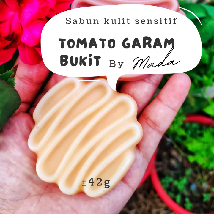 Sabun Muka Tomato Garam Bukit untuk kulit glowing | Lazada