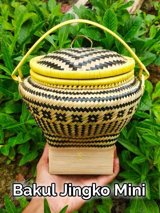 Bakul Bambu | Boboko jingko | Bakul Nasi Anyaman Bambu | Lazada Indonesia